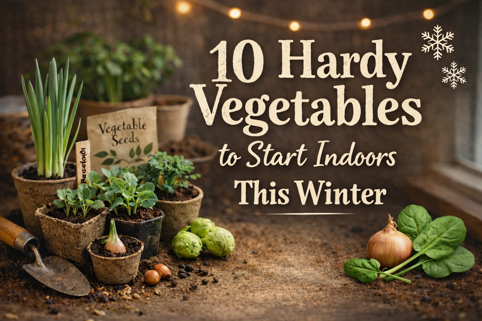 10 Hardy Vegetables to Start Indoors This Winter (UK Guide) – Happy ...